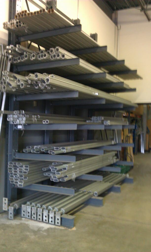 Used Cantilever Rack System-6 Arm Levels 48” O.C. - Cantilever Racks